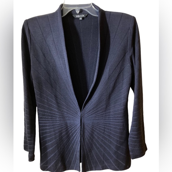 Misook | Sweaters | Misook Laser Cut Cardigan Sweater Black Size Extra ...